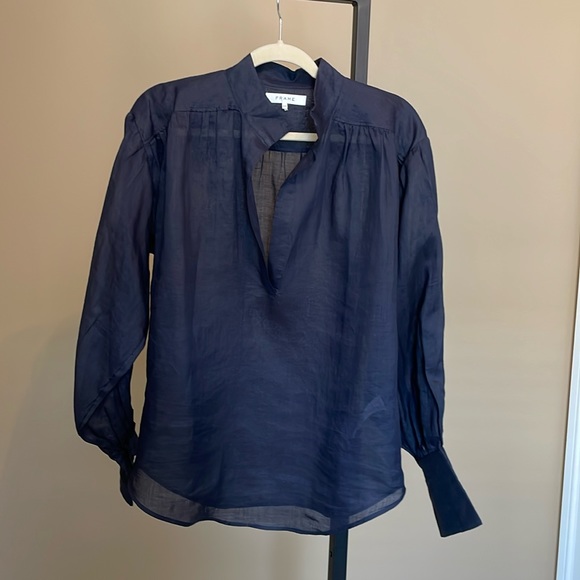Frame Denim | Tops | Pre Owned Frame Emma Pullover Side Med | Poshmark